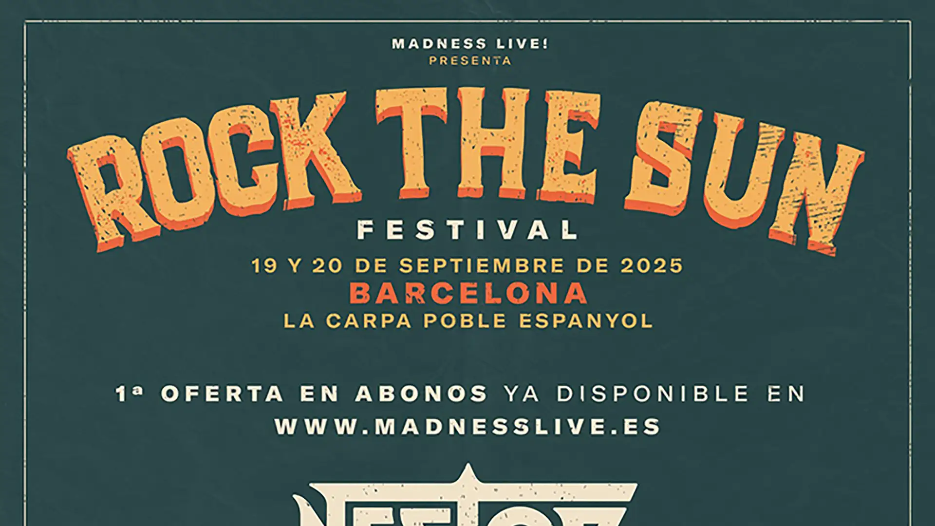 Rock The Sun, nuevo festival en Barcelona – The sound of the embryo