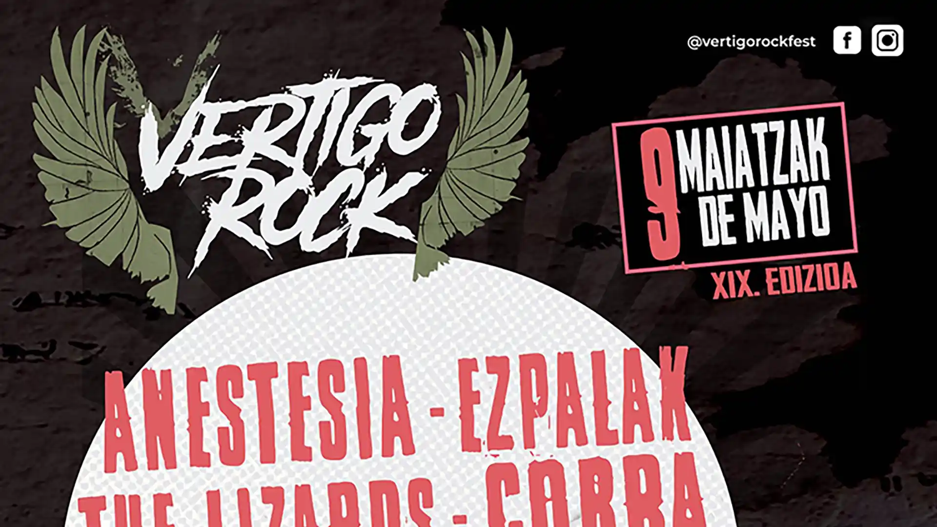 Cartel del Vértigo Rock Festival 2026 - The sound of the embryo